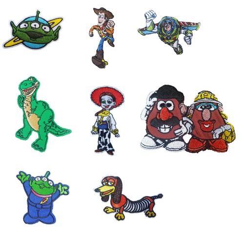 Toy Story Kids Movies Iron On Sew On Patches Badges Woody Buzz Light ...