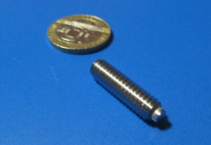 Stainless Steel Dog Point Set Screw, Extended Tip, 1/4"-20 x 1.00 ...