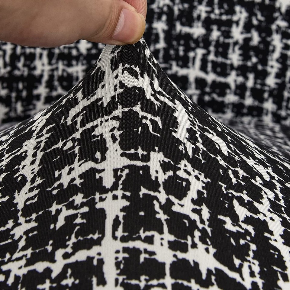 Elastic Stretch Tub Chair Covers 2-Pieces Armchair Bucket Chair Full ...