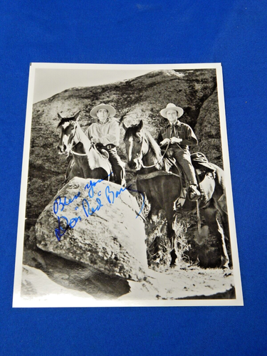 Western Cowboy Actor Don "Red" Barry AUTOGRAPHED 8x10 Photo | eBay
