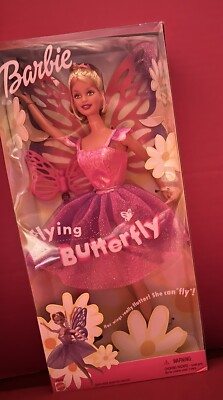 2000 Barbie Flying Butterfly w Wind-up Fluttering Wings 29345 | eBay