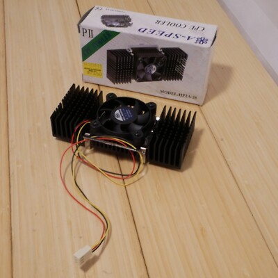 NOS A-Speed Heat Sink CPU Cooler Fan for Intel Pentium-II HP2A-25 ...