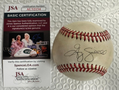 Greg Swindell Single Signed Baseball w/ JSA Certificate of Authenticity ...