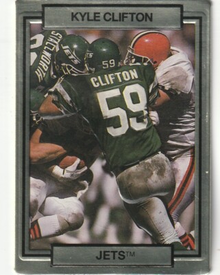 FREE SHIPPING-MINT-1990 Action Packed Kyle Clifton #191 JETS PLUS BONUS ...