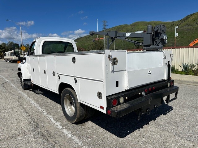 GMC C4500 AUTO AC GAS MOTOR, 3200 LBS CRANE TOOL BOXES EX CALIFORNIA ...