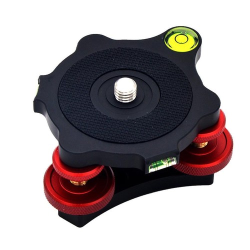 Leveler High Precision Leveling Base With 3/8'' Screw Regulator Tripod ...