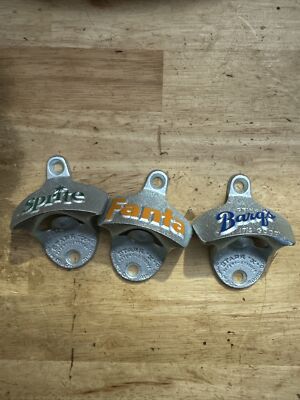 Sprite Fanta Barqs Bottle Opener Rootbeer Soda Metal Patina Beer Cola ...