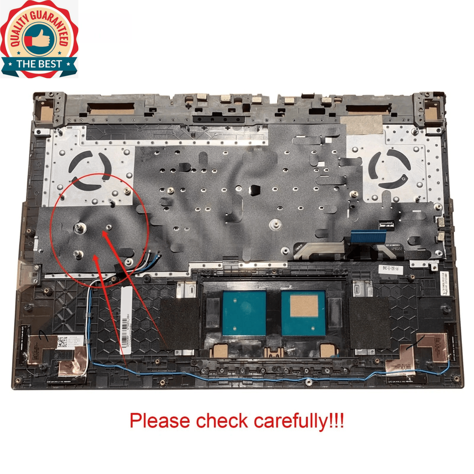 ASUS ROG Strix Scar 17 G733 G733Q G733QR (2022) Palmrest with Backlit ...