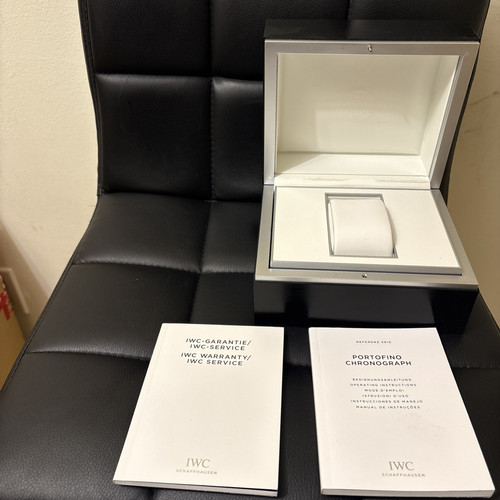 Authentic IWC Watch Box Case Full Set, Warranty Book And Operating Instructions. | eBay