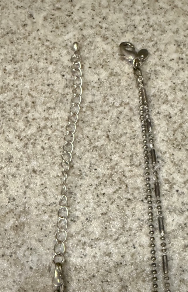 B1652 Premier Designs Cross Pendant Necklace Earrings Silvertone ...