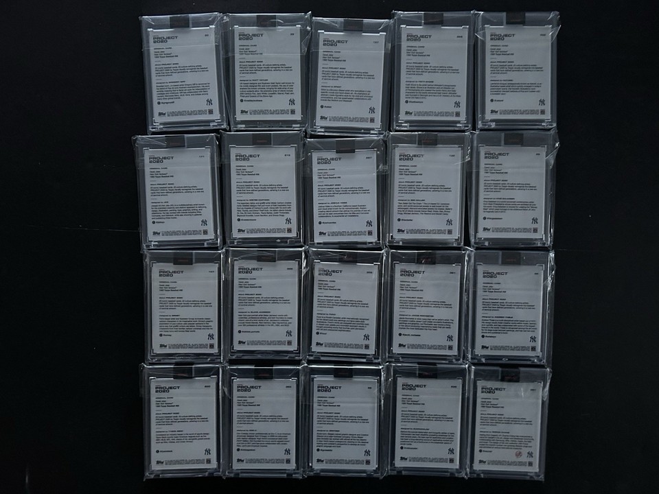 Topps Project 2020- Complete Set of 20 Derek Jeter Cards | eBay