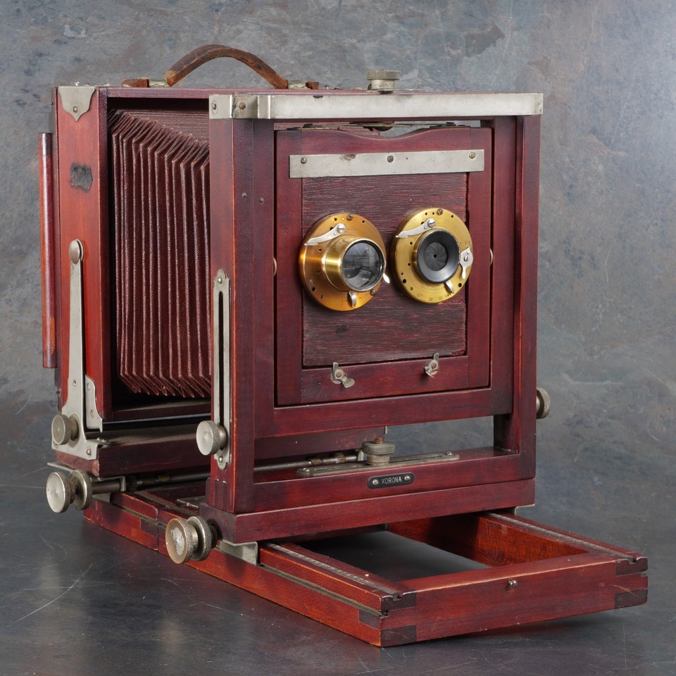 :Gundlach Korona View 5x7 Large Format Camera w/ Stereo Lenses & (x3 ...