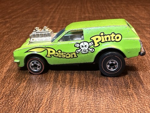 1975 Vintage Hot Wheels Redline - Flying Colors - POISON PINTO - Green ...