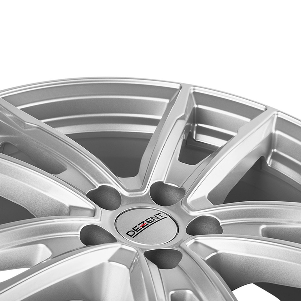 4 Dezent KF silver wheels 7.0Jx17 5x114.3 for Dacia Duster 17 Inch rims ...