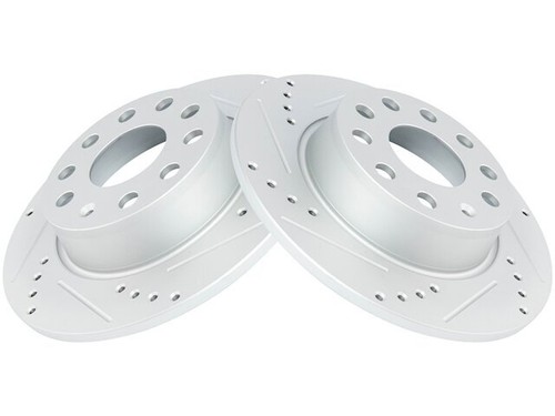 For 2009-2016 Volkswagen Eos Brake Rotor Set Rear 46582MMKB 2010 2011 ...