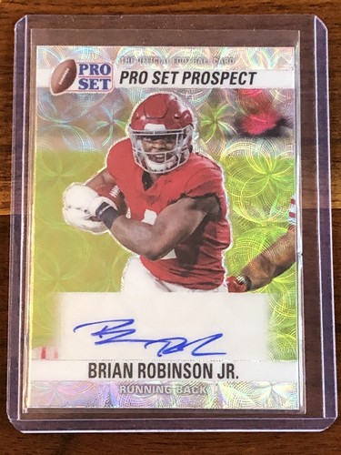 2022 Leaf Pro Set Prospect Silver Kaleidoscope Brian Robinson Jr ...