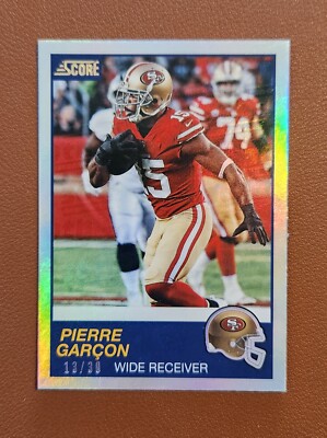 2019 Score Pierre Garcon Silver /30 San Francisco 49ers | eBay