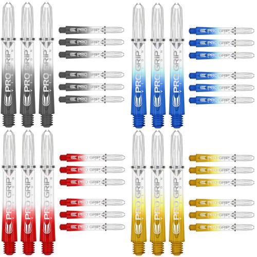 Target Pro Grip VISION Dart Stems with Locking Rings, All Lengths ...