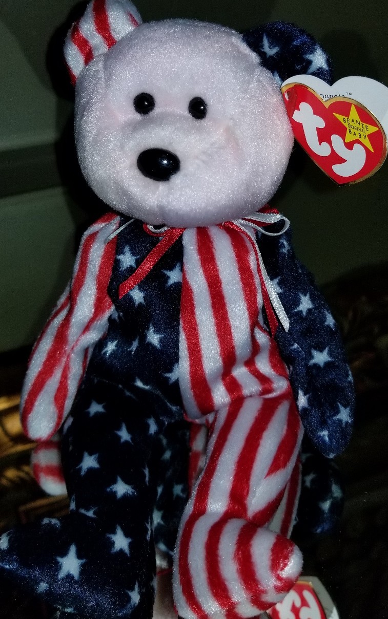 TY BEANIE BABY Beanie Babies *1999 SPANGLE PINK FACE. | eBay