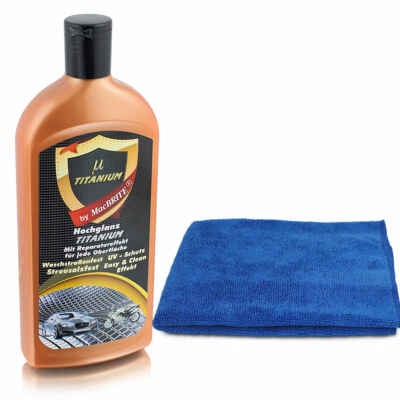 1x 500ml MacBRITE TITANIUM Auto Politur Hochglanz Lackversiegelung ...