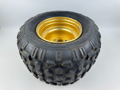 One 9" Rear Gold TRX 250R Rim Wheel ATC 250R Orignal Tires | eBay