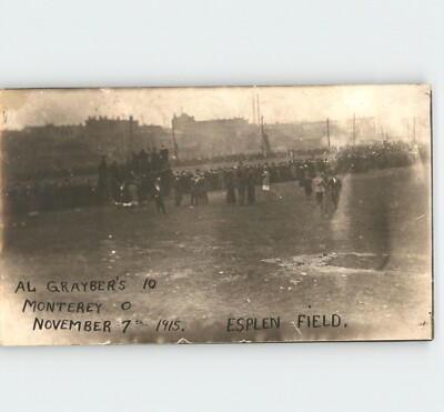 Football AL GRAYBER'S ALL STARS at ESPLEN FIELD Pittsburgh, PA 1915 ...