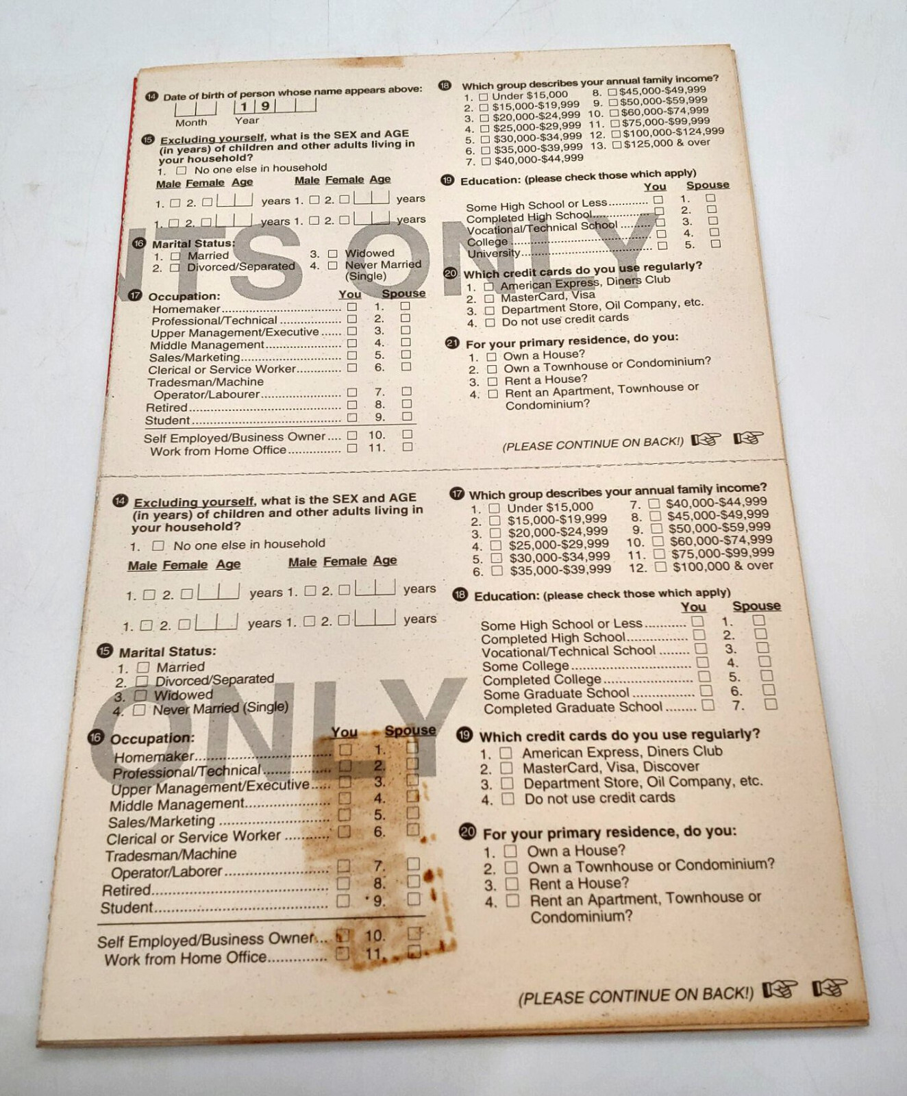 1992/93/94 Canon PC330 Copy Machine Operator's Manual and Documentation ...