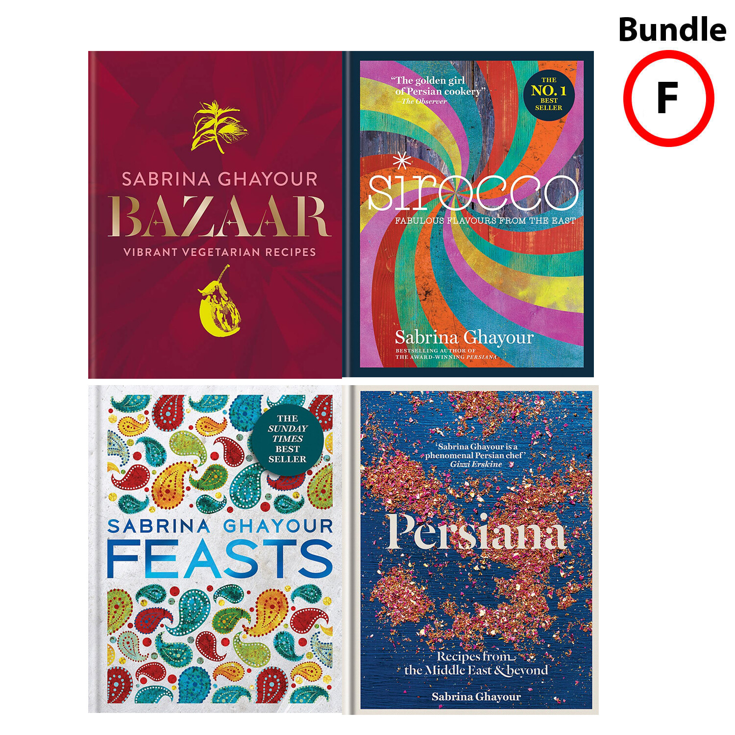 Sabrina Ghayour Recipes Book Persiana, Feasts, Sirocco, Bazaar, Simply ...