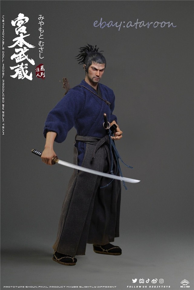 ZGJKTOYS L-001 1/6 Samurai Miyamoto Musashi / vagabond Action Figure ...