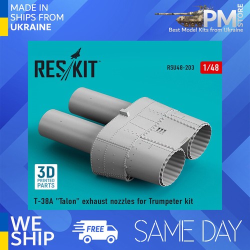 Reskit RSU48-0203 1/48 T-38A "Talon" exhaust nozzles for Trumpeter kit ...