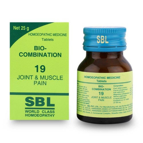 SBL - Bio-Combination 19 - Joint & Muscle Pain-Homeopathic Medicine ...