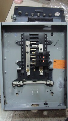 Square D QON 12L125 Buss Bar QOC16U 125A Panel QOB 12 circuit 240V 1 ...