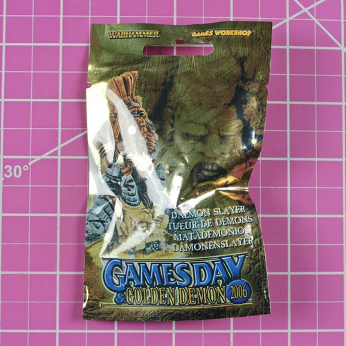 Warhammer Games Day 2006 Golden Demon Dwarf Daemon Slayer NIB Metal OOP ...