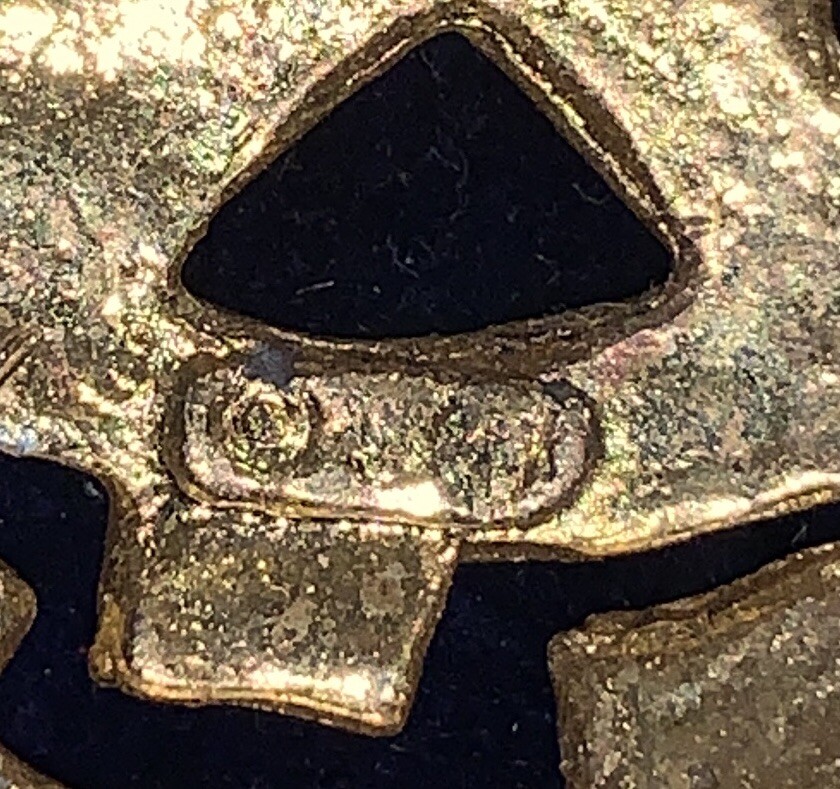 Vintage JJ Brooch Lapel Pin Halloween Enamel Metal Jack O Lantern | eBay