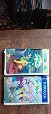 lot Teletubbies 2x VHS Bedtime Stories and Lullabies Nursery Rhymes PBS ...