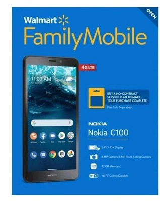 Nokia C100 4G N152DL 32GB 3GB Simple Mobile Locked Blue | eBay