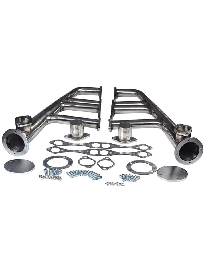 Exhaust Manifold Header 265-400 Fit Chevy Lake Style SBC V8 Small Block ...