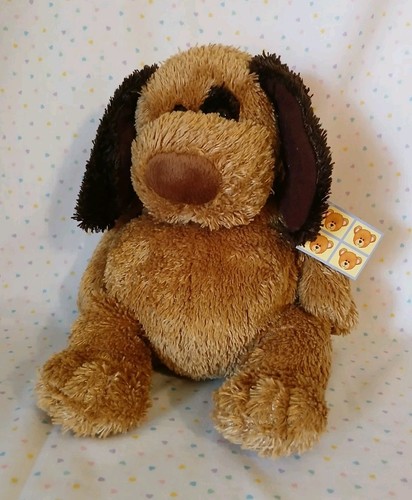 Vintage 2003 Michael's Brown Puppy Dog Stuffed Animal Beanbag Plush Toy ...