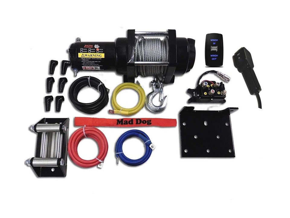 Mad Dog 4500lb Winch Mount Combo for John Deere Gator XUV 625i (All ...