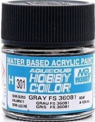 Mr Hobby - Gunze H-301 - Aqueous Hobby Colors (10ML) Gris FS 36081 ...