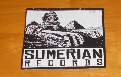 Sumerian Records Label Sticker Original Promo 4x4 square | eBay