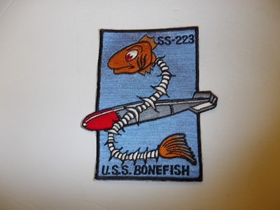 b4670 WW 2 US Navy Submarine Patch USS Bonefish SS 223 Sub IR35F | eBay