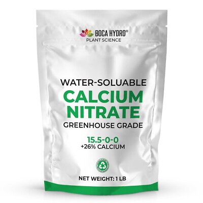 Boca Hydro Calcium N Water Soluble Nutrient Fertilizer 15.5% N +26% ...