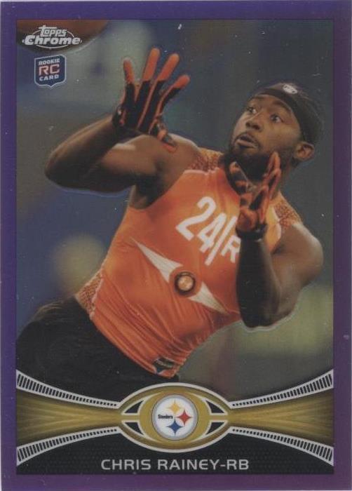 2012 Topps Chrome - Chris Rainey #53 Purple Refractor /499 (RC) for ...