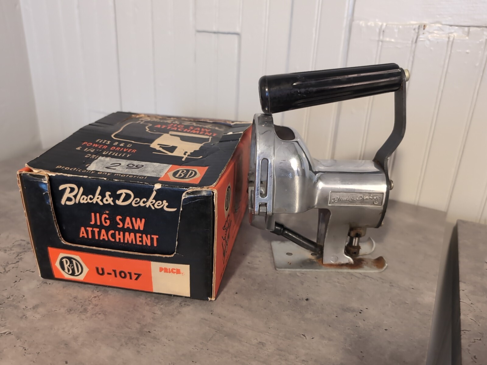 Vintage Black and Decker Jig Saw Attachment U-1017 w Box | eBay