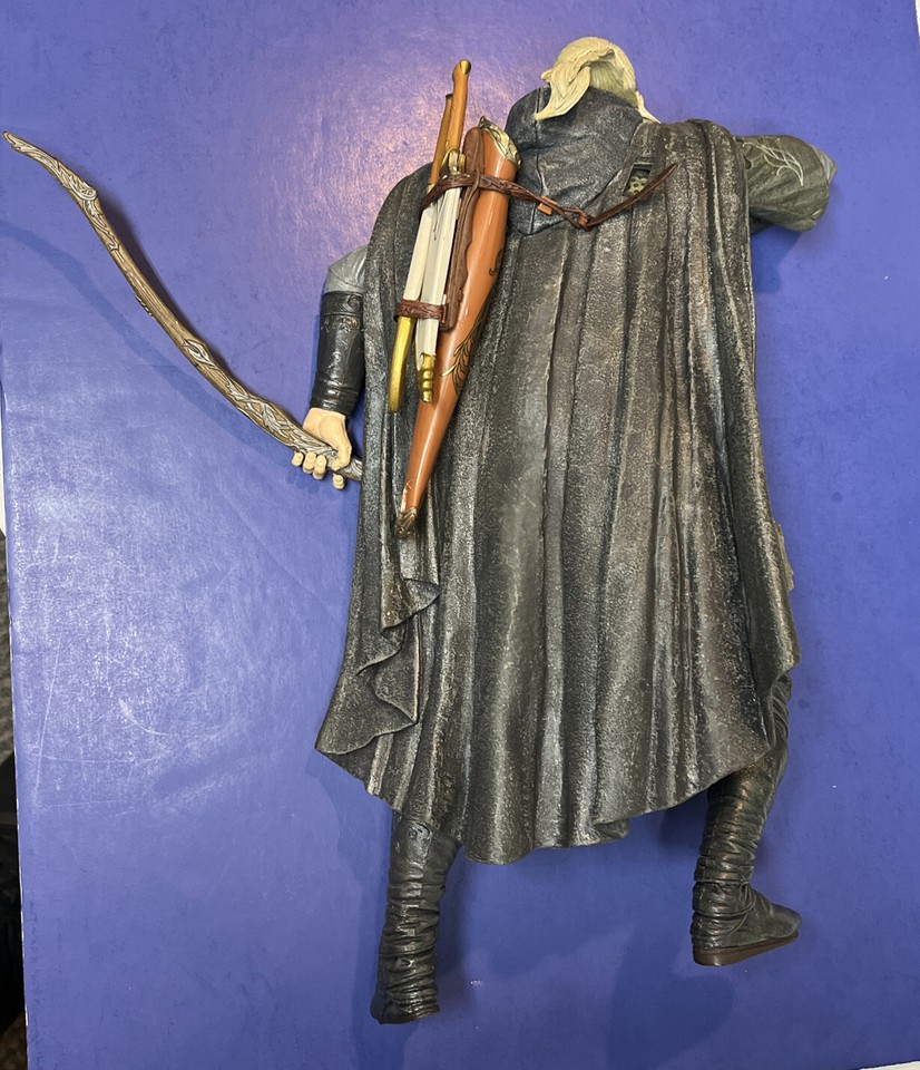 NECA Lord of the Rings LEGOLAS 20" Epic Action Figure 2004 Works ...