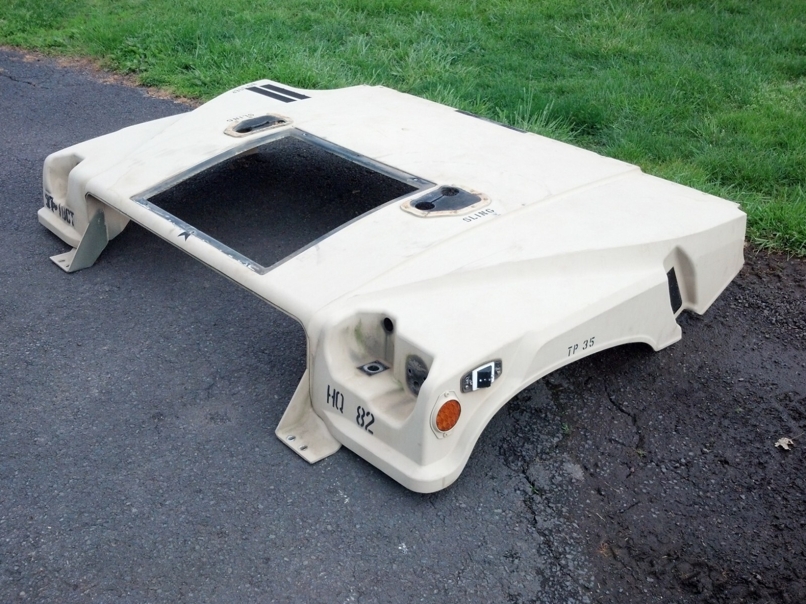 HMMWV Humvee ECV Hood Turbo OEM used no cracks | eBay