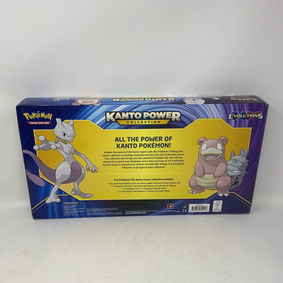 Pokemon Kanto Power Collection Box Mewtwo-EX & Slowbro-EX (XY ...
