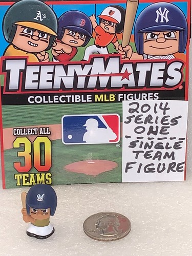 Milwaukee Brewers 2014 Teenymates Batter MLB Series 1 Baseball Mini ...