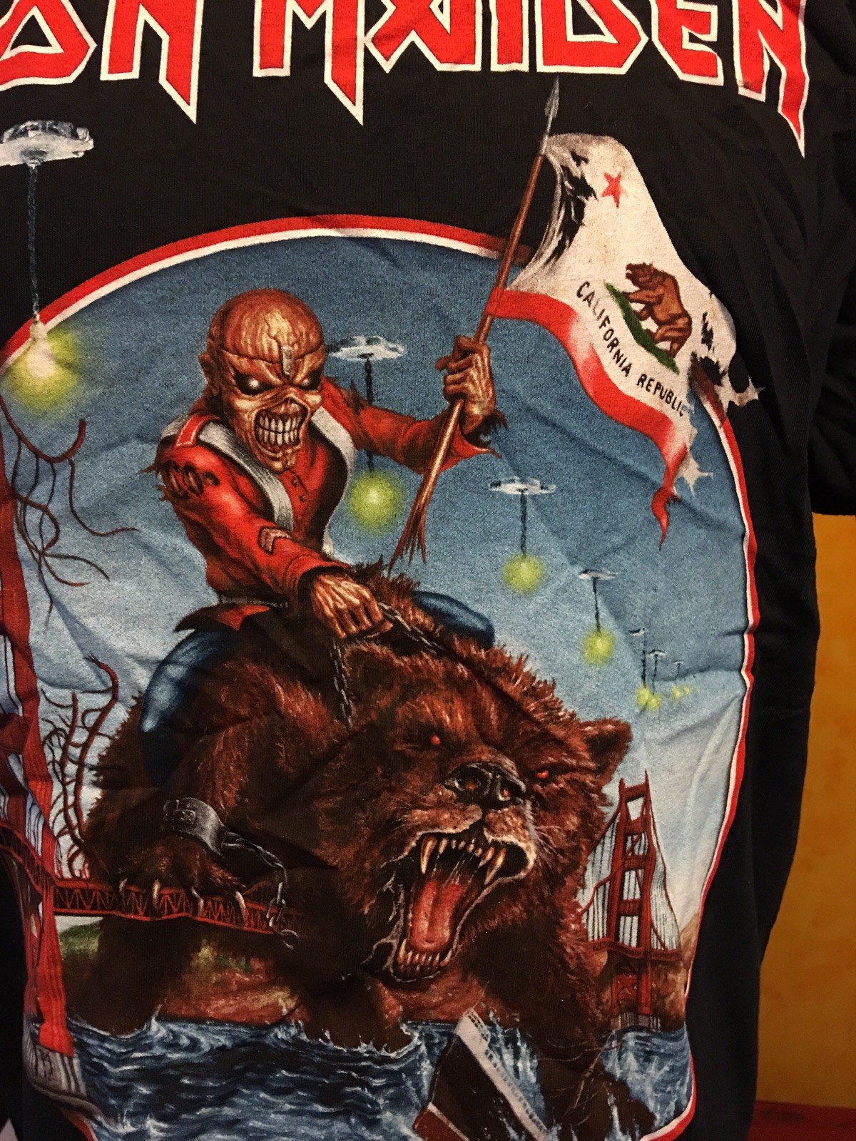 IRON MAIDEN - California MAIDEN ENGLAND 2012 tour Official shirt from ...